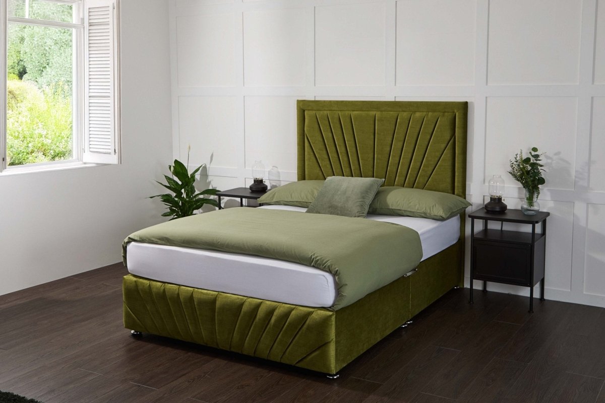 Nevada Divan Bed Base with Floor Standing Headboard & Footboard – Midas ...